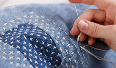 Beginner-Friendly Sashiko Mending Workshop At DoubleTake Thrift Store ...
